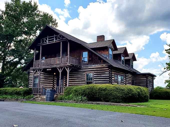 The rustic cabin proves Berry College honors its heritage while building its future—history you can actually touch and photograph.