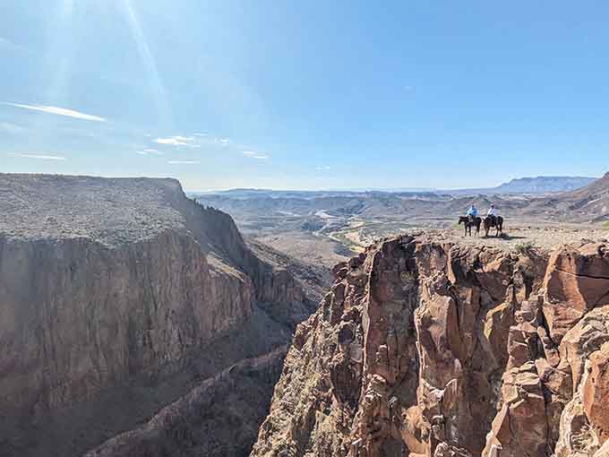 Exploring canyons on horseback, because sometimes the old ways are still the best ways available.