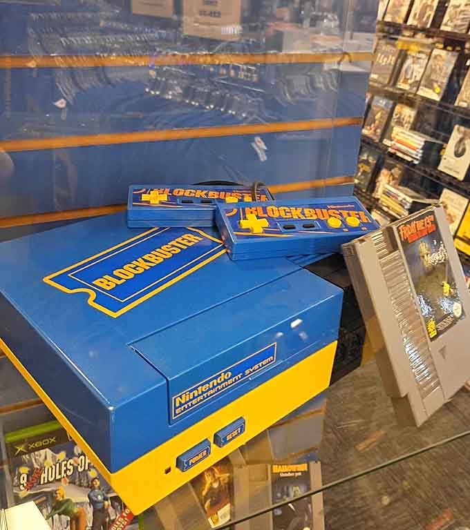 That Nintendo setup brings back memories of begging parents for just one more game rental this weekend.