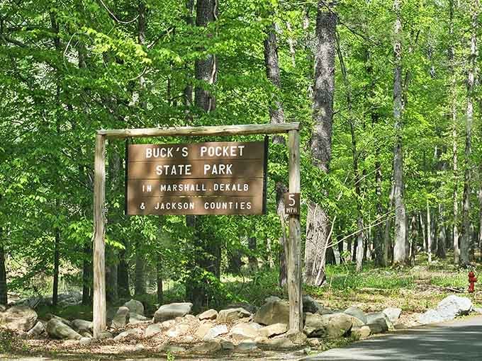 Welcome to Buck's Pocket, where the cell service ends and the real adventure begins.