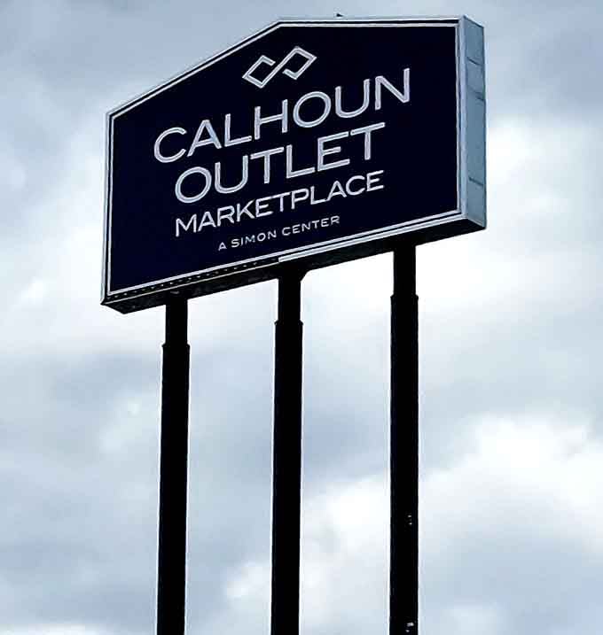 Bold signage announces your arrival at discount heaven, where smart shopping isn't just encouraged but practically mandatory always.