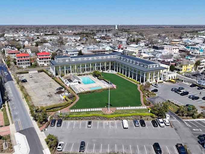 From above, Cape May looks like someone spilled a box of Victorian dollhouses in the best way.