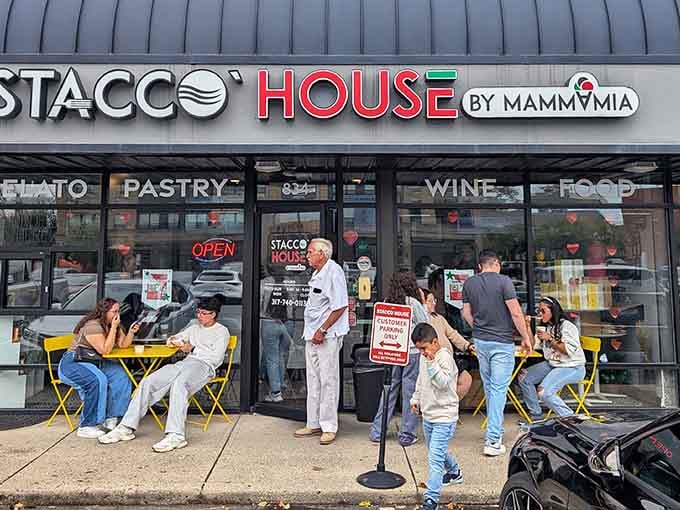 Stacco House promises Italian gelato and pastries that rival anything you'd find in Rome, right here in suburban Indiana surprisingly.