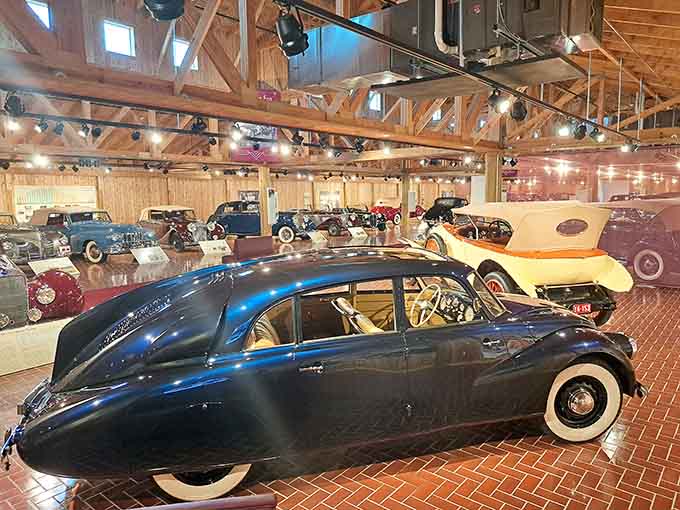 Row after gleaming row of automotive treasures create a visual feast that'll keep your eyes dancing for hours.