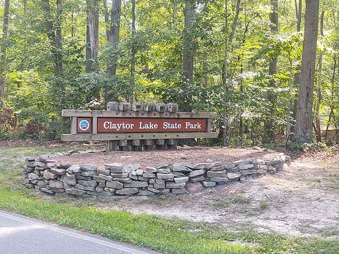 The sign that marks your official entry into the place you should've discovered years ago, honestly.