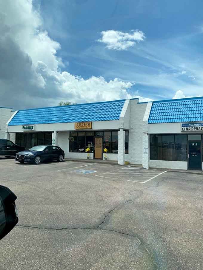 The unassuming exterior hides sandwich greatness within, like Clark Kent before he finds that convenient phone booth nearby.