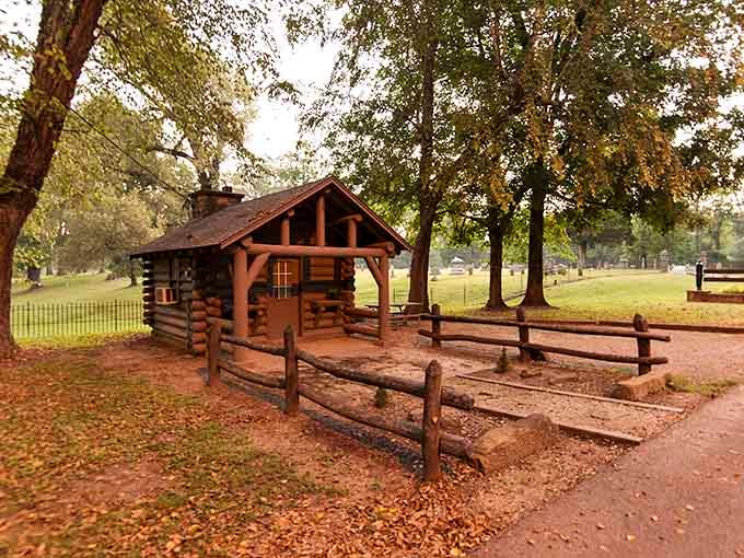 Rustic cabin charm that whispers tales of simpler times when river traffic meant everything to this region.