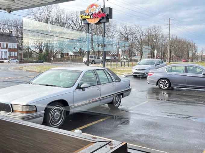 Plenty of parking spaces mean the only challenge is deciding what to order, not where to park.