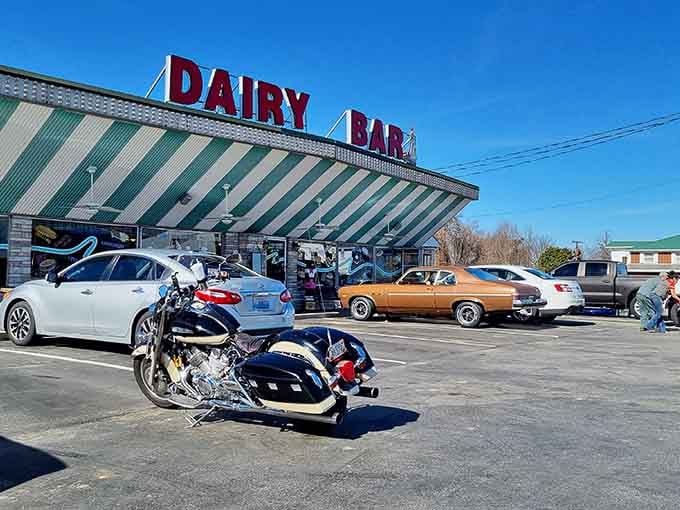 When classic cars and motorcycles fill the parking lot, you know the food inside is worth the trip from anywhere.