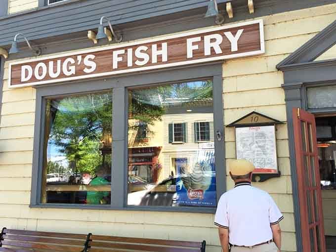 The welcoming exterior invites you to discover why locals have been lining up here for years on end.
