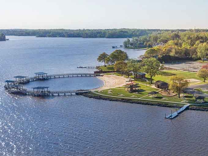 From above, it's clear this isn't just a park, it's proof that South Carolina does beaches brilliantly anywhere.