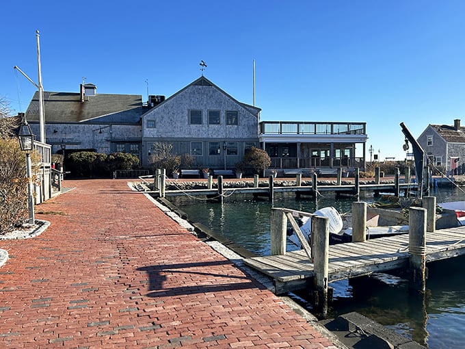 Harbor-side dining means your seafood was probably swimming this morning before landing on your waiting plate.