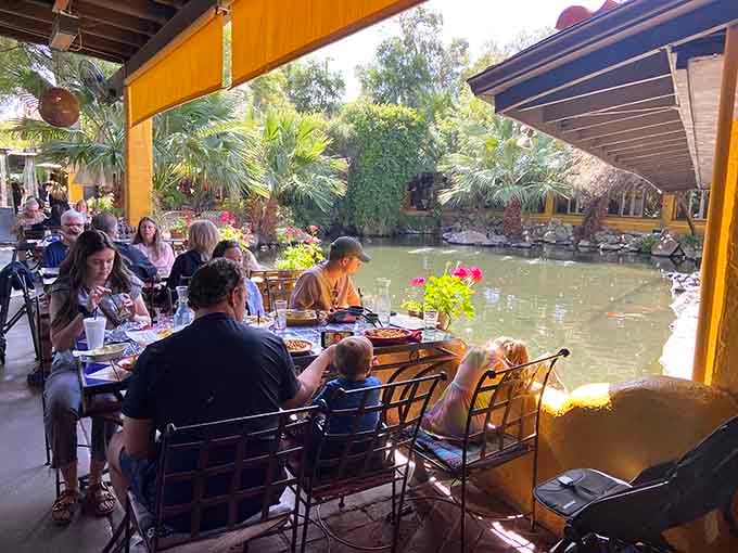 Waterside seating that transforms a simple meal into an experience you'll be telling your friends about for weeks.