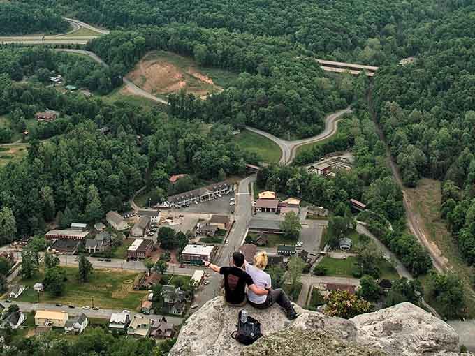 From up here, you can see exactly why people choose to stay in places like this.