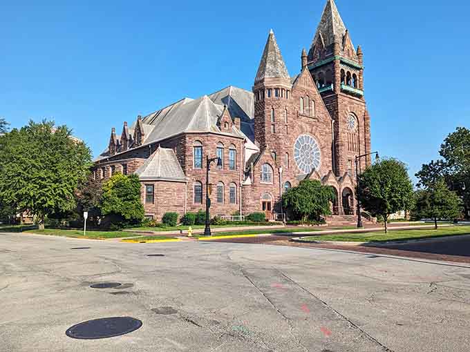 Soaring towers and rose windows demonstrate that Victorians built churches like they meant business, eternal business at that.