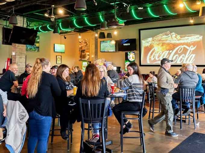 A packed dining room full of happy people is always the best review any restaurant could ask for.