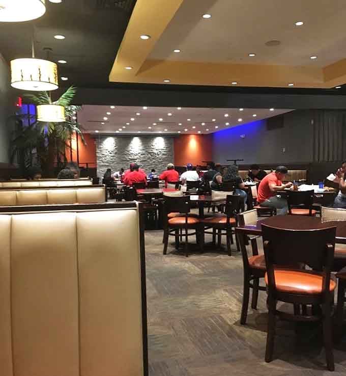 Happy diners enjoying their feast proves this place has cracked the code on buffet satisfaction completely.