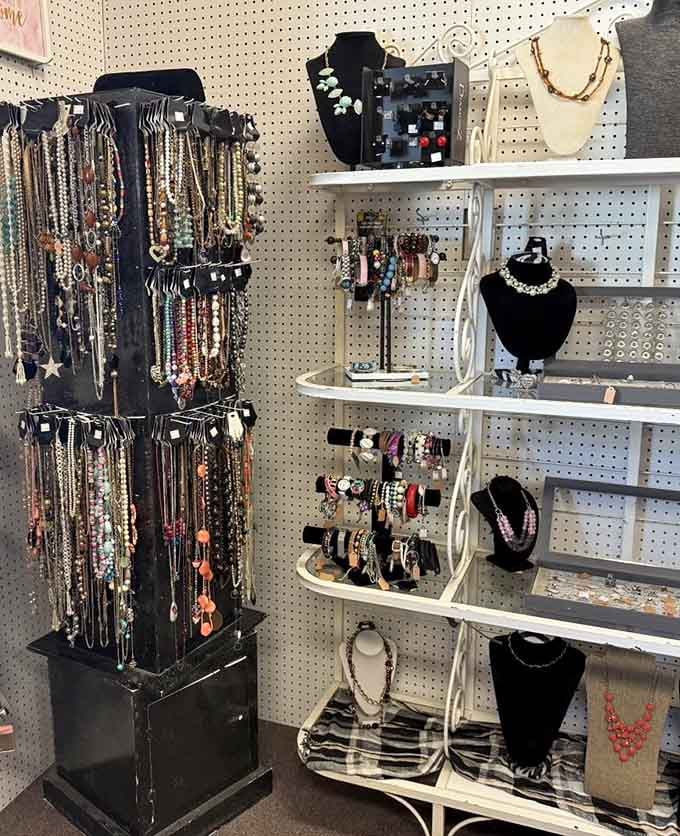 Jewelry displays sparkling with possibilities, because accessorizing shouldn't require emptying your savings account to look fabulous.