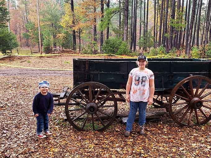 This vintage wagon has seen some things, but nothing quite as magical as what happens here daily.