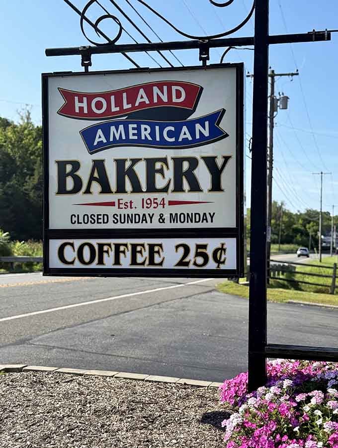 That sign advertising coffee for a quarter feels like time travel to when everything was simpler and cheaper.