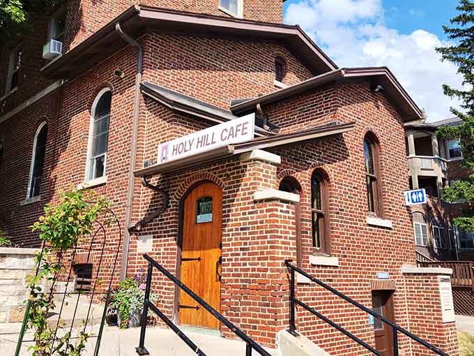 Holy Hill Caf&eacute; provides sustenance for weary pilgrims who've earned every bite after conquering those legendary stairs.