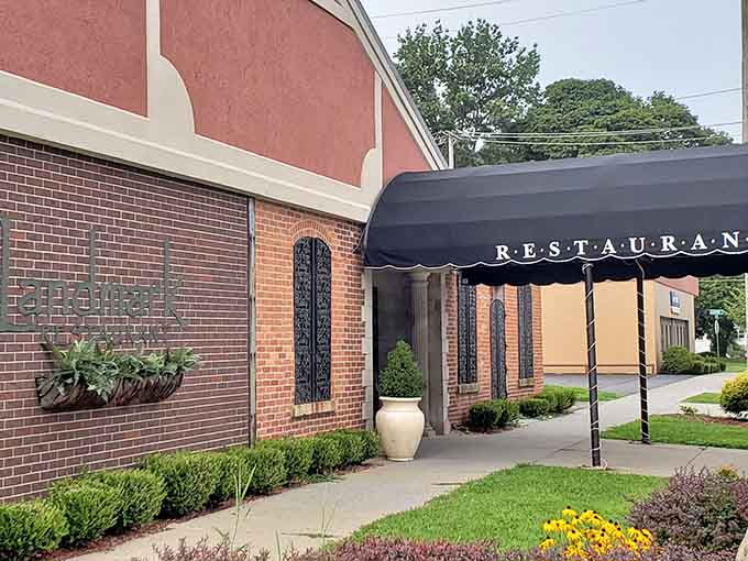 Classic restaurant architecture that promises the kind of meals where portions justify loosening your belt.