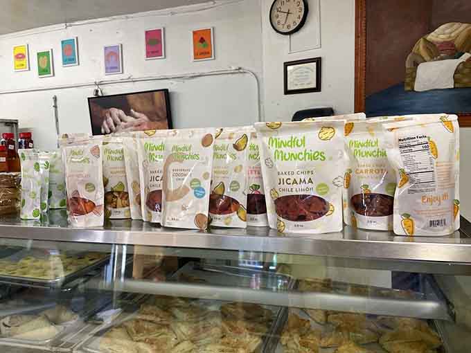 Snack options galore for those who like variety, because sometimes chips are the perfect tamale companion.