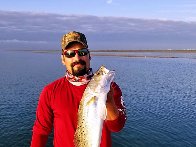 The kind of speckled trout that makes you forget every fish that ever got away before this moment.