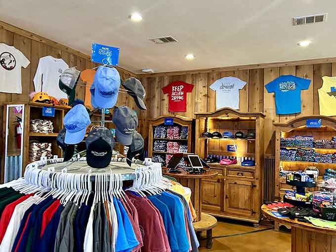 Gear up with souvenirs that'll remind you of the day you conquered the sky over Lake Travis.