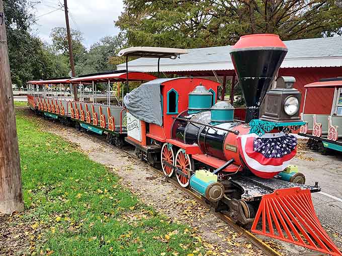 Patriotic bunting and vintage charm combine to create an attraction that honors tradition while making brand-new memories every single day.