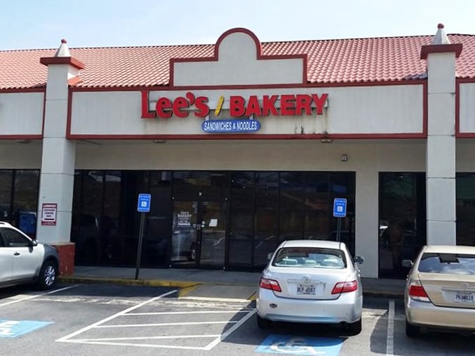 Your destination awaits in this unassuming strip mall. The best food never needs fancy parking to prove itself.