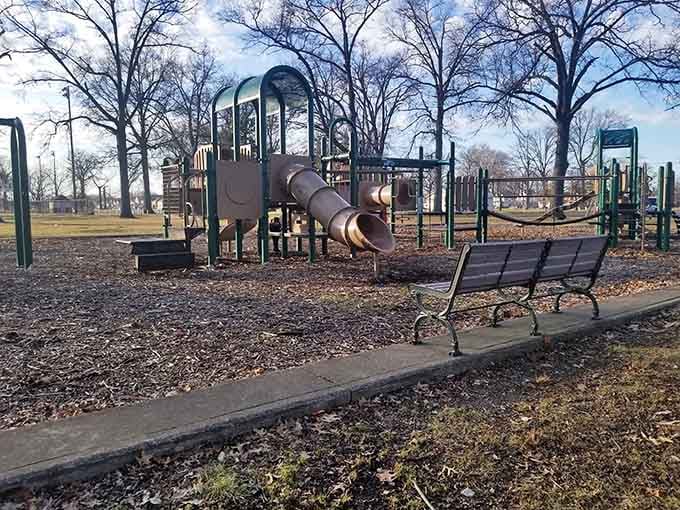 Parks with actual playground equipment where kids can be kids without needing a trust fund membership.
