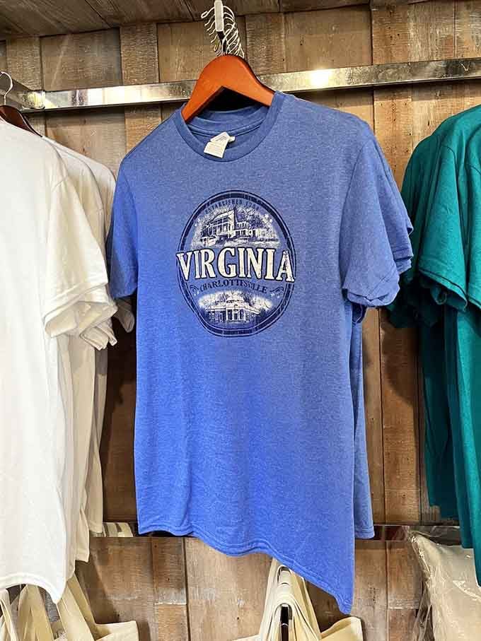Take home a souvenir shirt so everyone knows you ate historically significant fried chicken in Charlottesville.