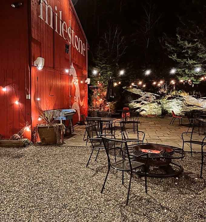 String lights and fire pits transform a Connecticut evening into something magical, weather gods permitting of course.