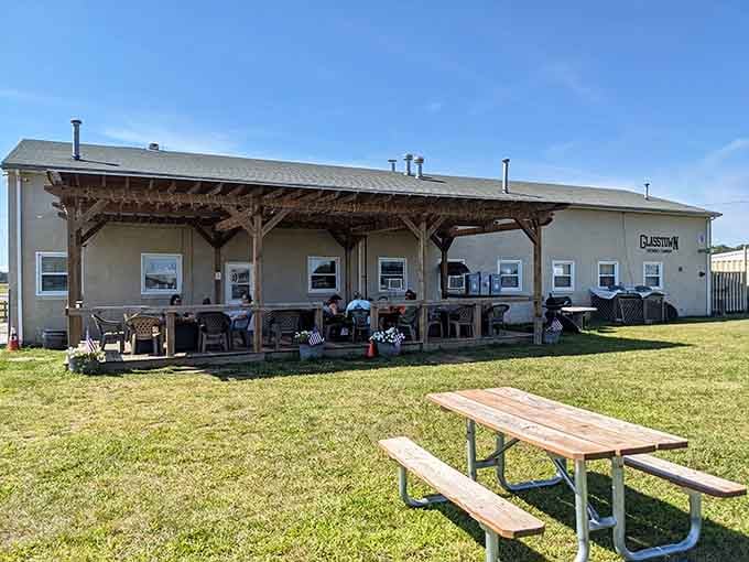 Outdoor seating and local brews prove that retirement means finally having time to enjoy the simple pleasures.