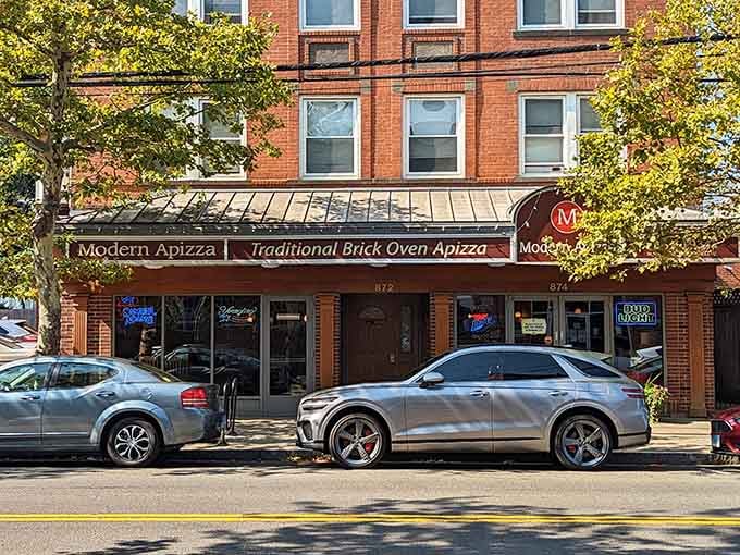 From the street, Modern Apizza looks unassuming, but inside waits some of America's finest pizza patiently for you.