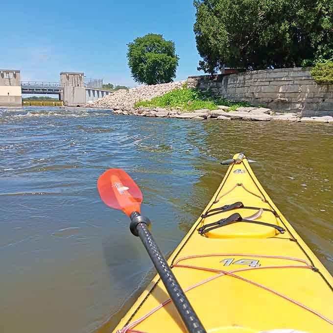 Kayaking the Fox River offers a water-level perspective where every paddle stroke reveals something new and wonderful.