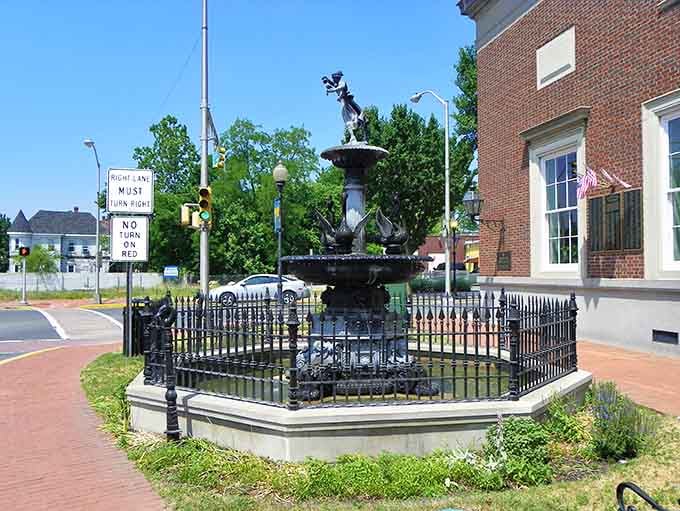Fountain Square's ornate centerpiece adds European flair to this thoroughly American town with unexpected grace and charm.