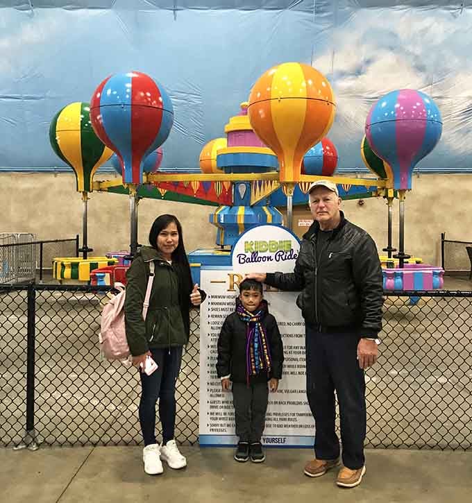 Three generations united by hot air balloons and pure joy, proof that fun transcends age every single time.
