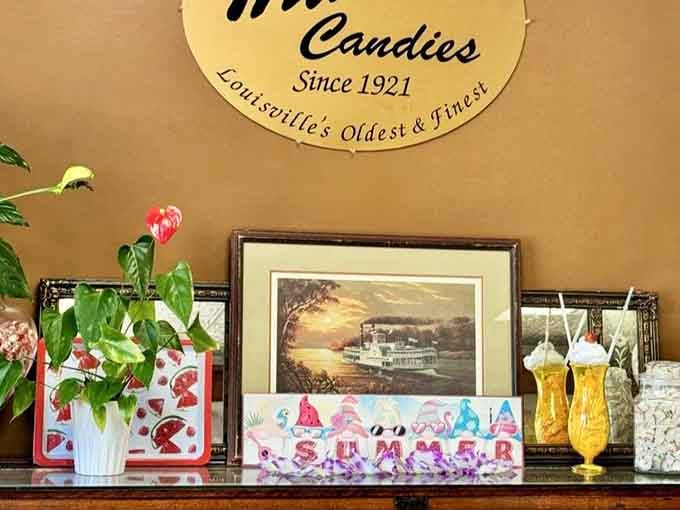 The decor whispers "Louisville's Oldest & Finest" without shouting, letting the candy do most of the talking, which it does quite eloquently, thank you.