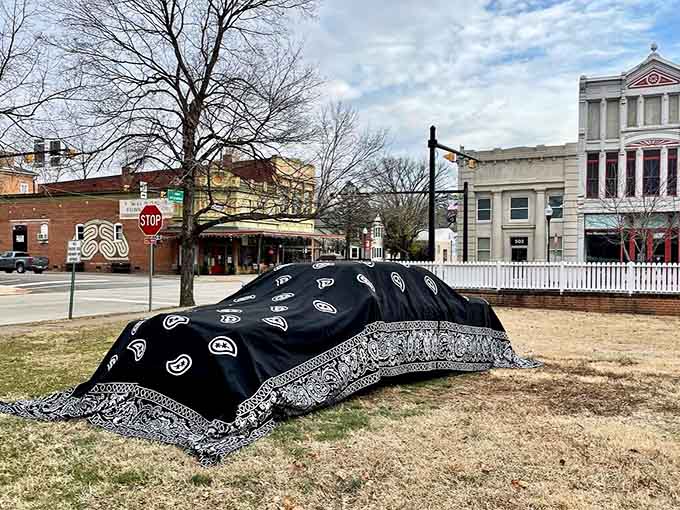 This quirky downtown proves that bohemian spirit and Midwestern sensibility can coexist beautifully in one tiny town.