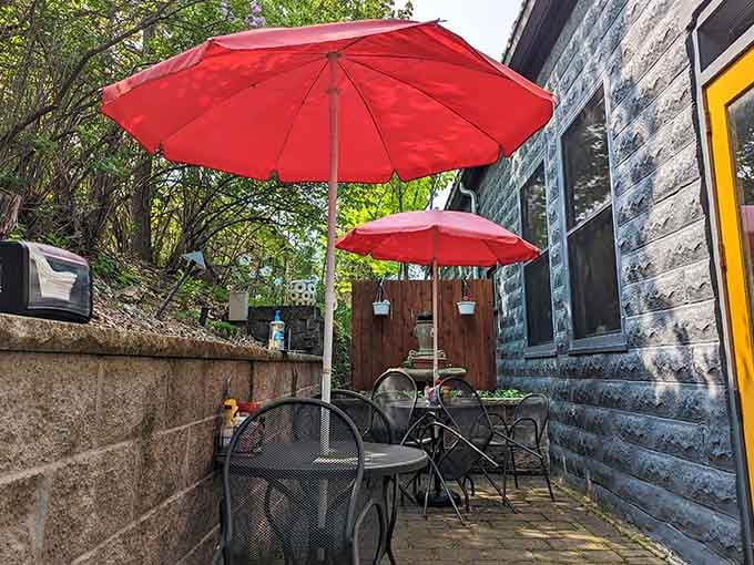 Outdoor seating lets you soak up some sunshine with your meal when Minnesota weather decides to cooperate for once.