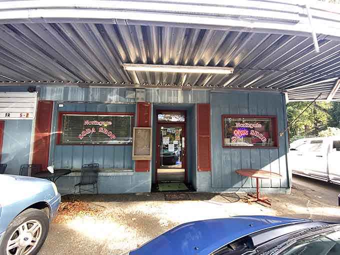 The entrance beckons with neon and nostalgia, promising an experience your smartphone camera will never quite capture properly.