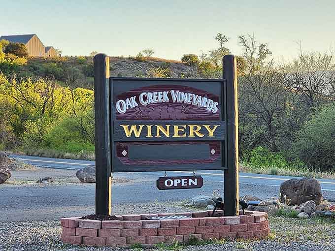 The sign that marks your arrival at a place where Cornville's secret is officially out of the bag.