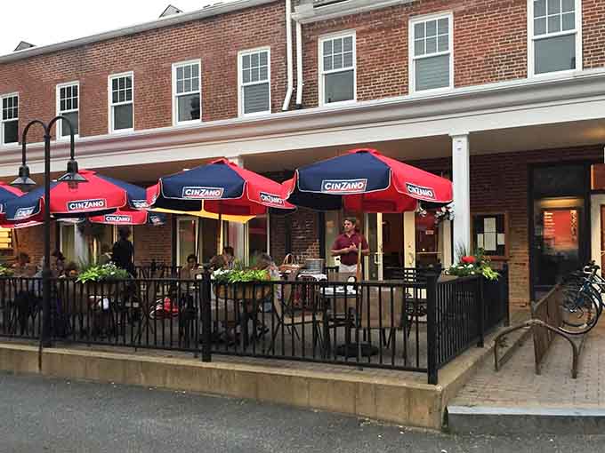 Sidewalk dining that makes you feel European without the jet lag or the confusing currency exchange rates involved.
