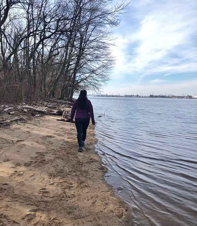 Solo walks along the water's edge offer the kind of peace that busy lives desperately need.