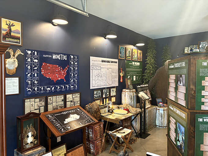 Every corner reveals another fascinating display connecting Kentucky's legends to America's broader paranormal history and folklore.