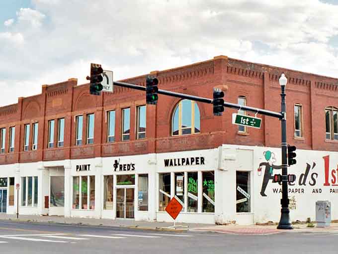 Classic commercial buildings line the streets, their preserved facades proving Pueblo values its history without turning it into expensive nostalgia.