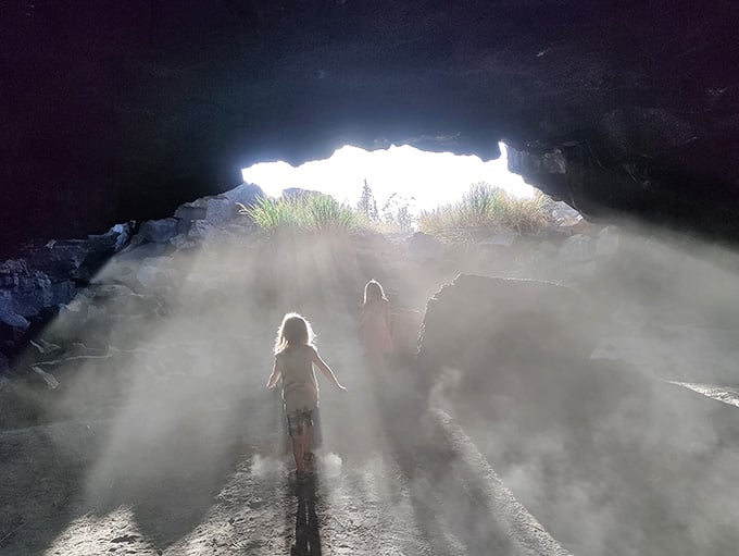 Walking toward the light feels positively cinematic, like the final scene in Close Encounters of the Third Kind.