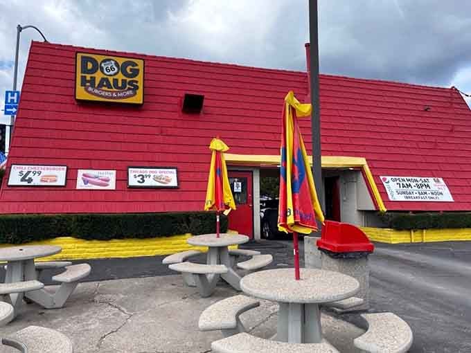 Outdoor seating lets you soak up the Flagstaff air while enjoying food that tastes even better in sunshine.